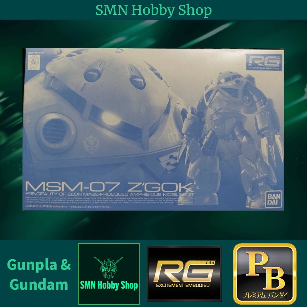 RG 1/144 MSM-07 ZGok Blue Gunpla Gundam Toys Plastic Model Kit [Mobile ...