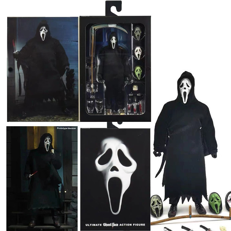 NECA Ghostface ULTIMATE Prototype Version Scream Ghost Face Action ...