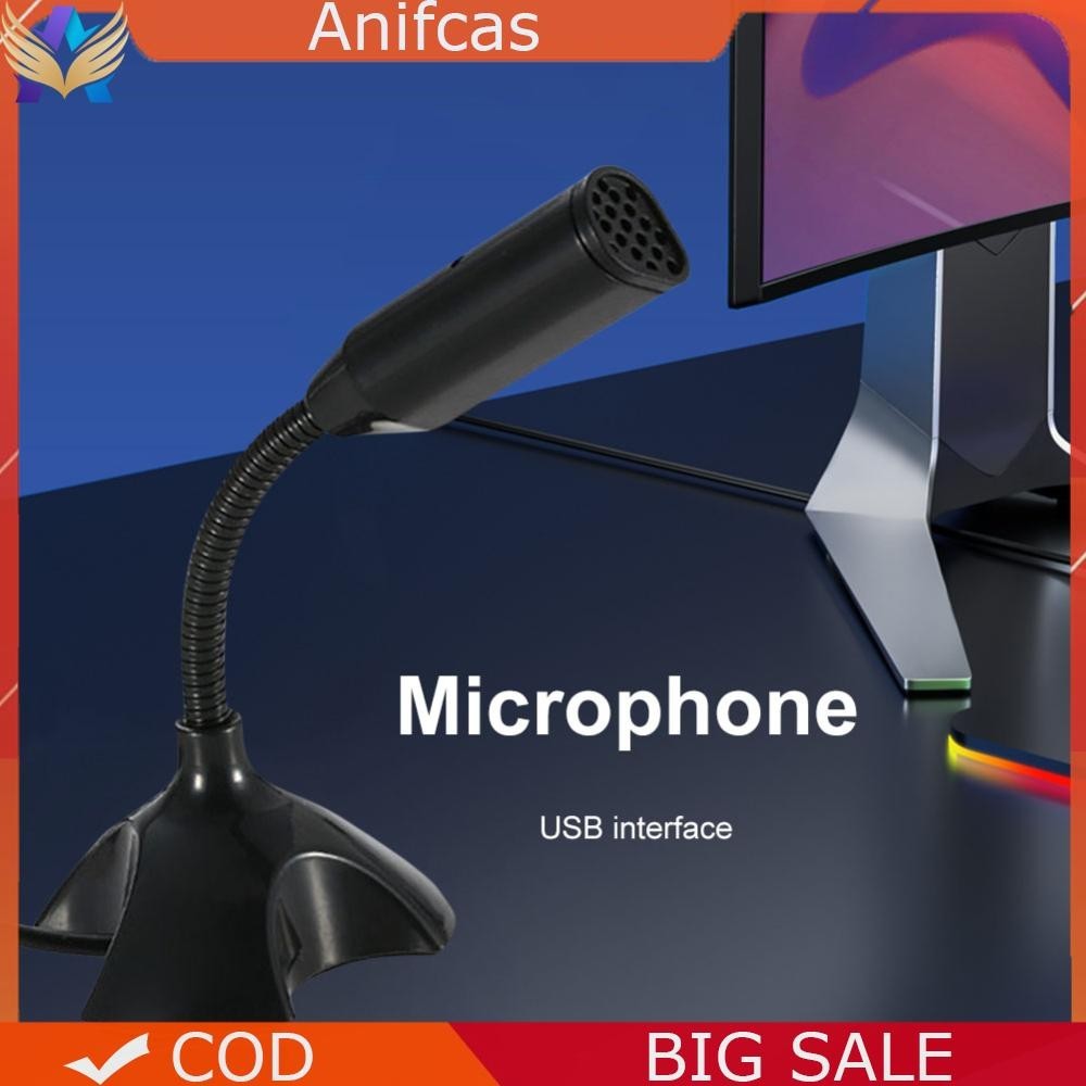 USB Microphone for Laptop Computer Singing Gaming Streaming Stand Mic ...