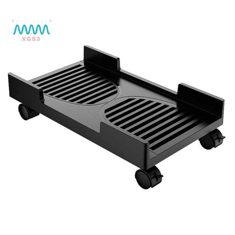 Computer Stand with 2 Locking Wheels and 2 Swivel Casters for Desktop ...