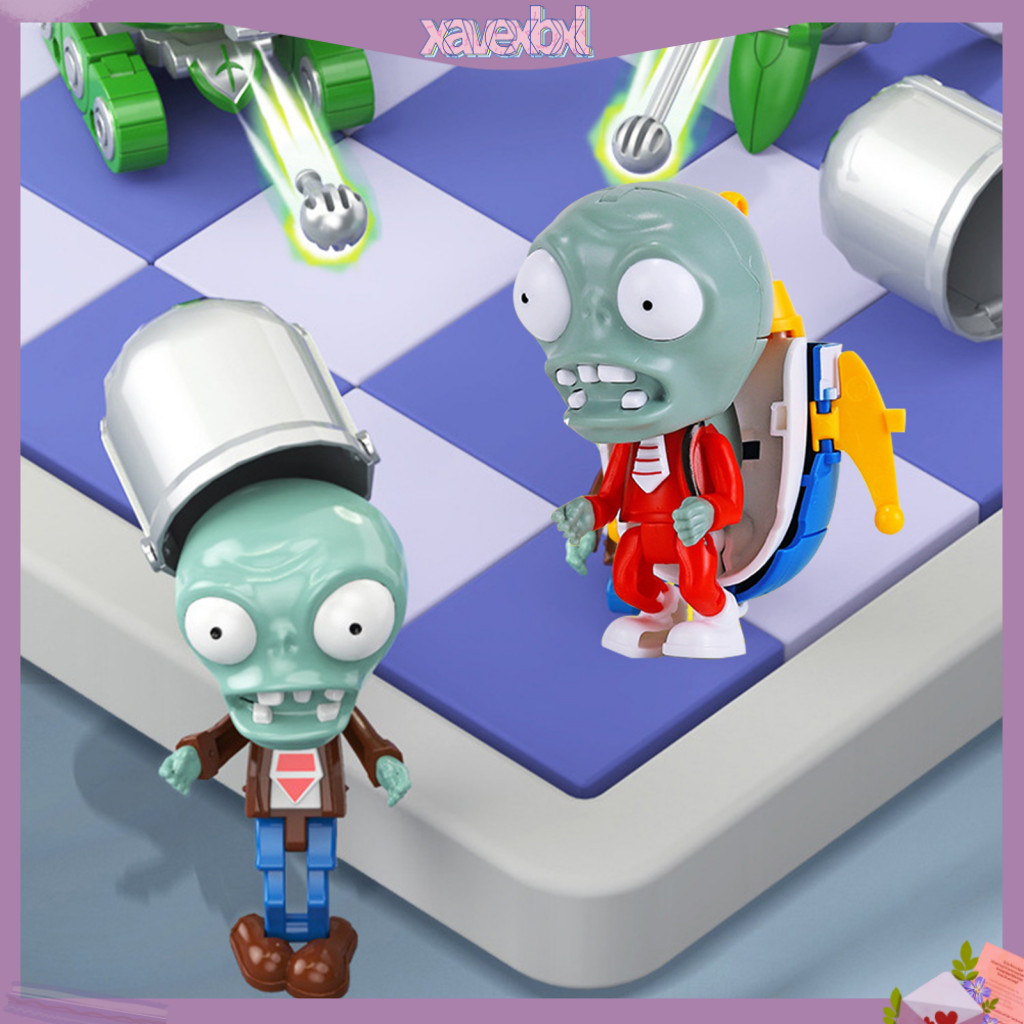 xavexbxl| PVZ Action Figure Cute Zombie Chomper Peashooter Melon-pult ...