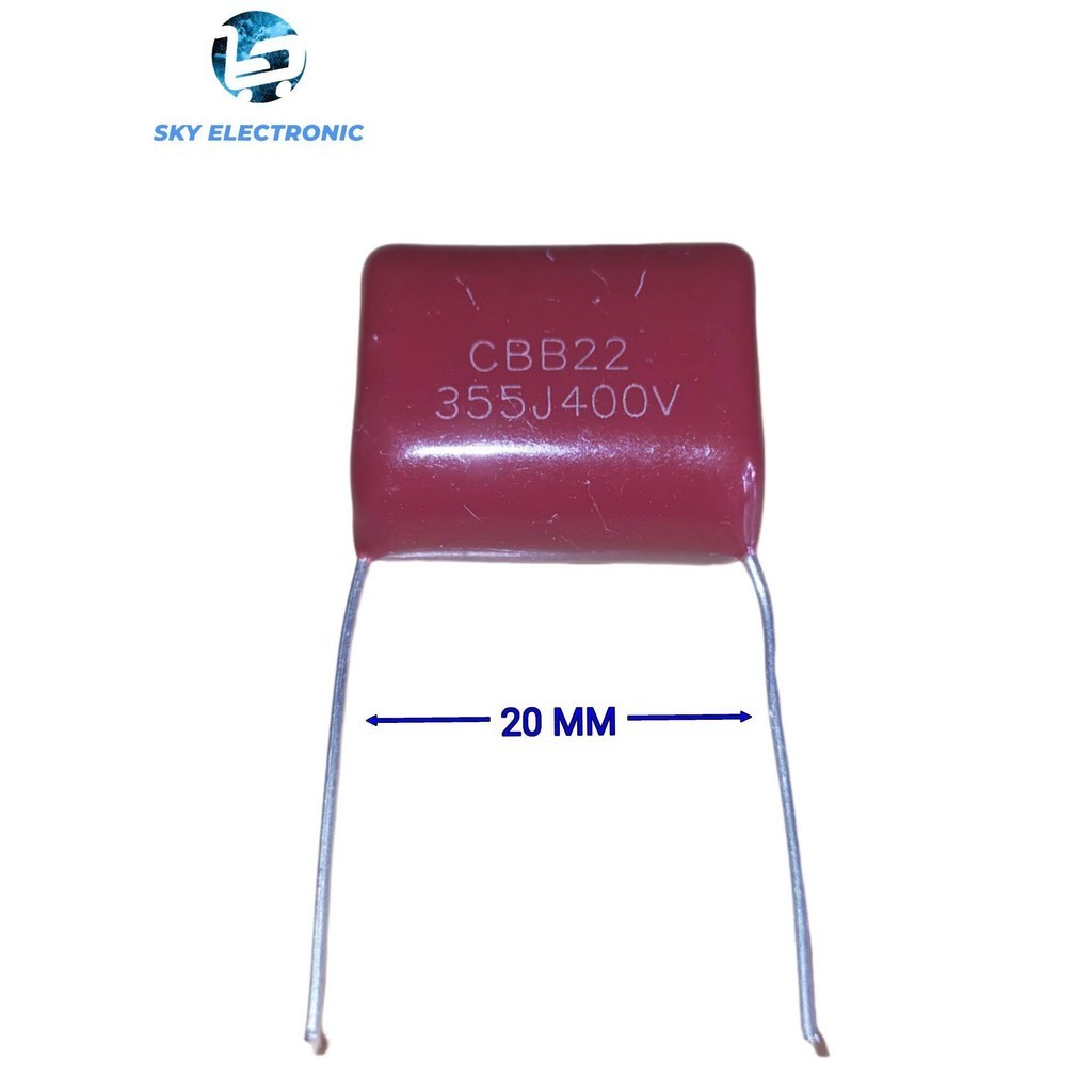 CBB22 400V 355J P20MM CBB Metallized Polypropylene Film Capacitor ...