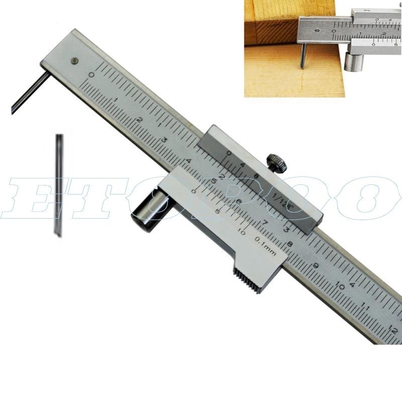 0-200mm Marking Vernier Caliper With Carbide Scriber needle Parallel ...