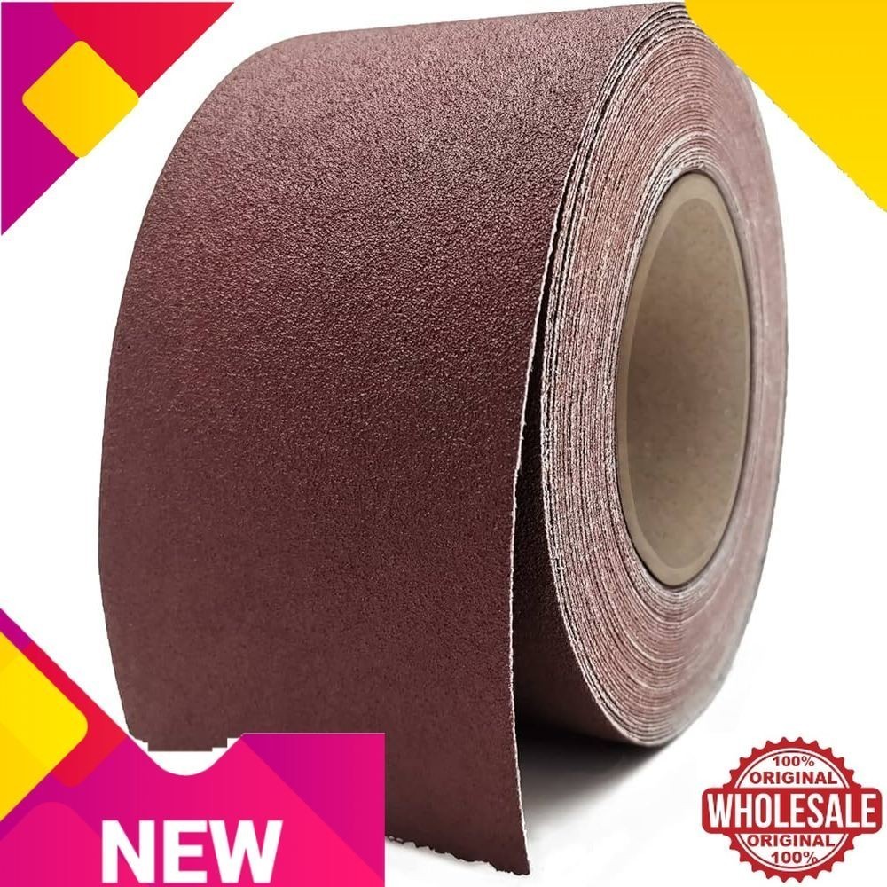 ABRASIVE MALL DEERFOS SAND PAPER ROLL RED SAND FOR WHOLESALES 12"X50MTR ...
