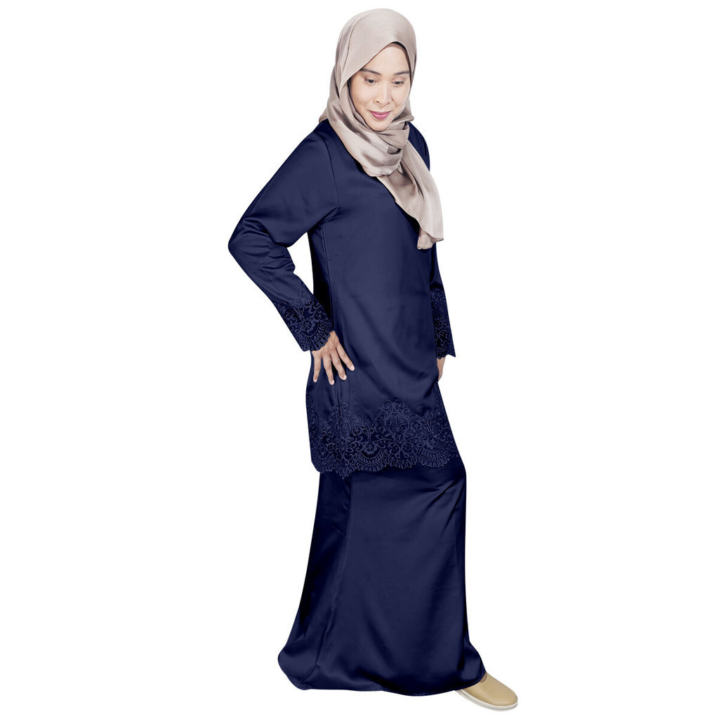 Baju Kurung Satin Baju Kurung Premium For Women Baju Raya Kurung Modern ...