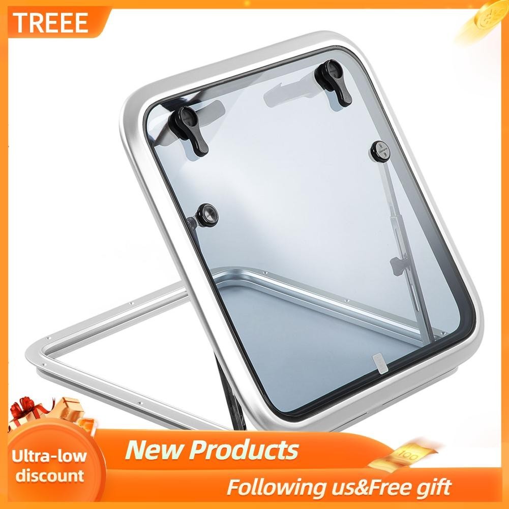 Treee Boat Porthole Window L460mm H460mm Square Hatch With Tempered ...