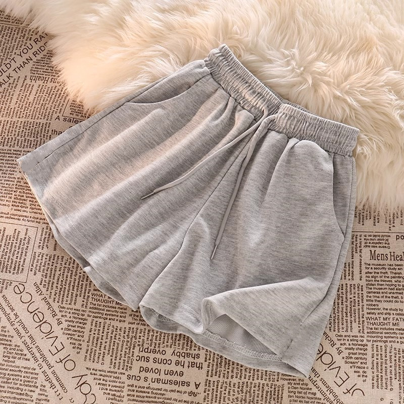 (S-3XL)Women Short Pants Casual Ladies Loose Solid Soft Workout ...