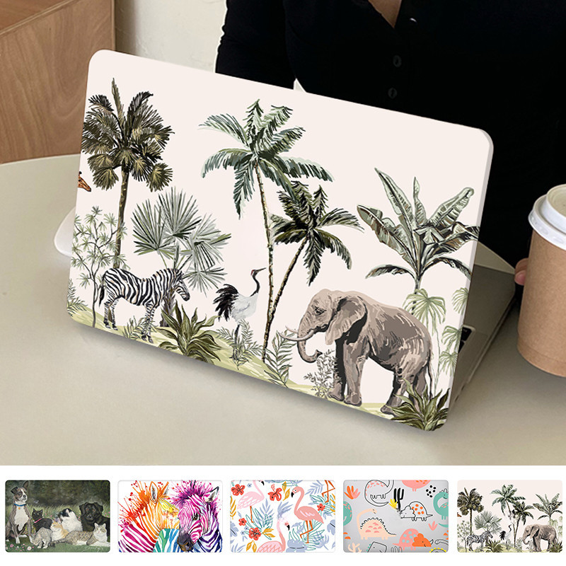 Animal Zoo Forest Printing Thin Hard Laptop Case for MacBook Air Pro 13 ...
