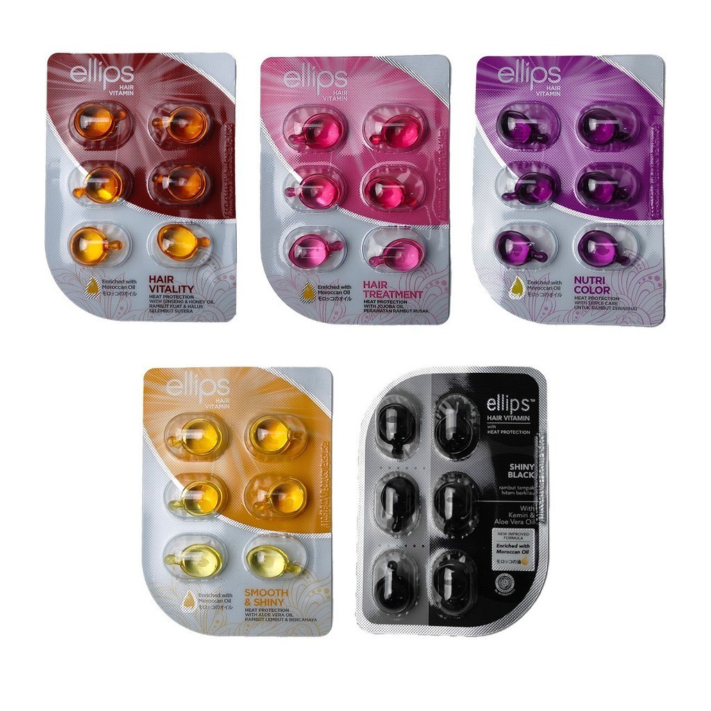 ELLIPS HAIR VITAMIN 6 CAPSULES@1ML | Shopee Malaysia
