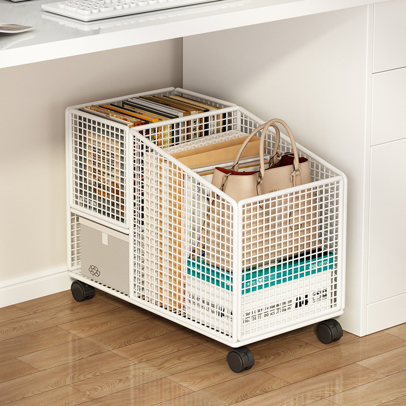 Bookshelf Removable Under Desk Schoolbag Rack Desk Storage Rack Student ...