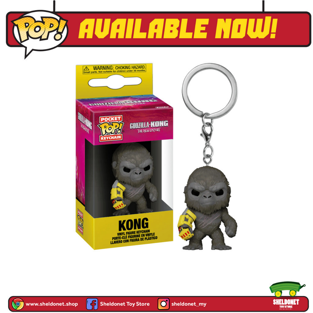 Funko Pocket Pop! Keychain: Godzilla x Kong: New Empire - Kong With ...