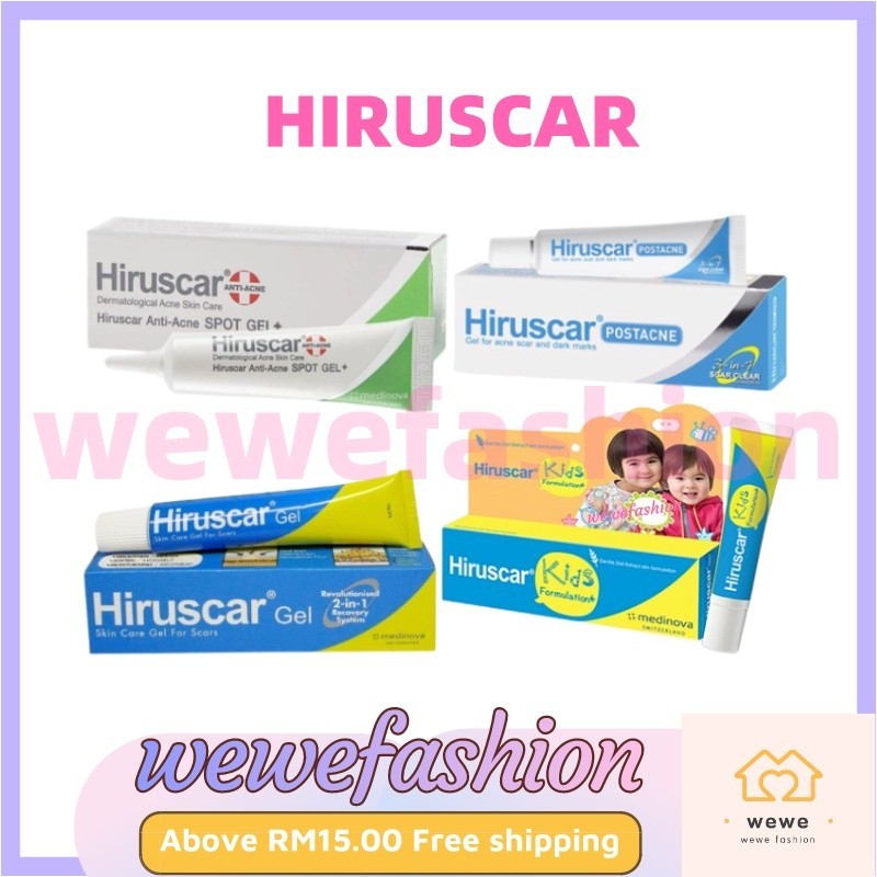 READY STOCK!!!Hiruscar Gel 7g / Hiruscar Kids Formulation 10g Original ...