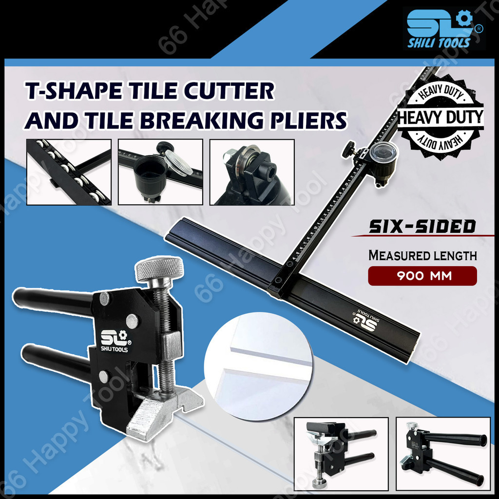 Shili Tools T-Shape Tile Push Cutter Tile Breaking Pliers Cutting ...