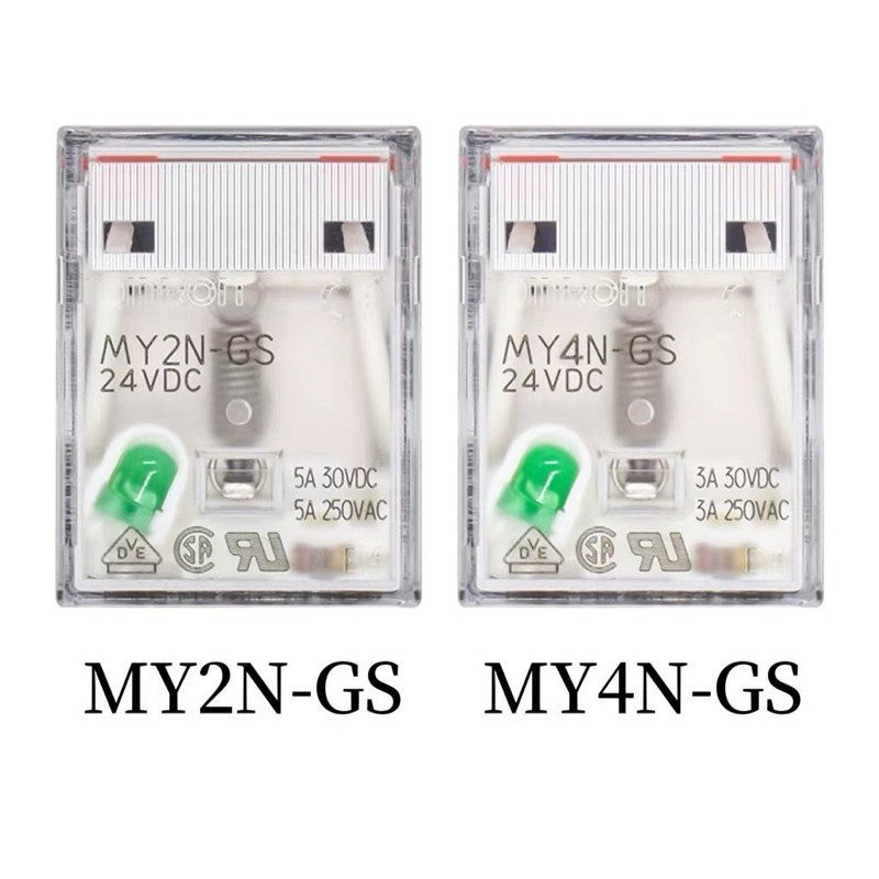 Available Whole Set Omron Relay MY2N-GS MY4n-GS With Power Display + 8 ...