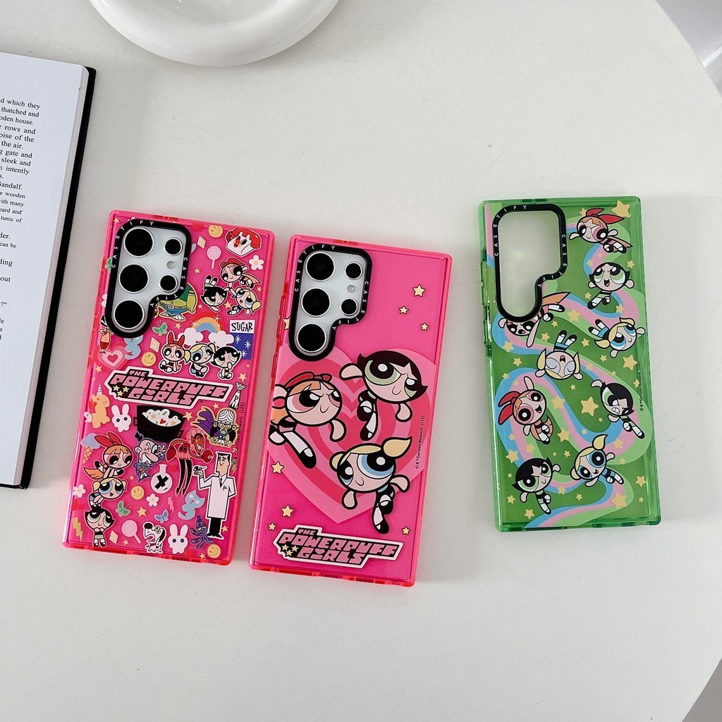 Samsung Flash Powder TPU Soft Shell【The Powerpuff Girls】Cartoon Anime ...