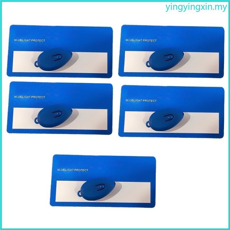 YIN Glasses Blue Light Detect Anti-Blue Light Test Card Test Light UV ...