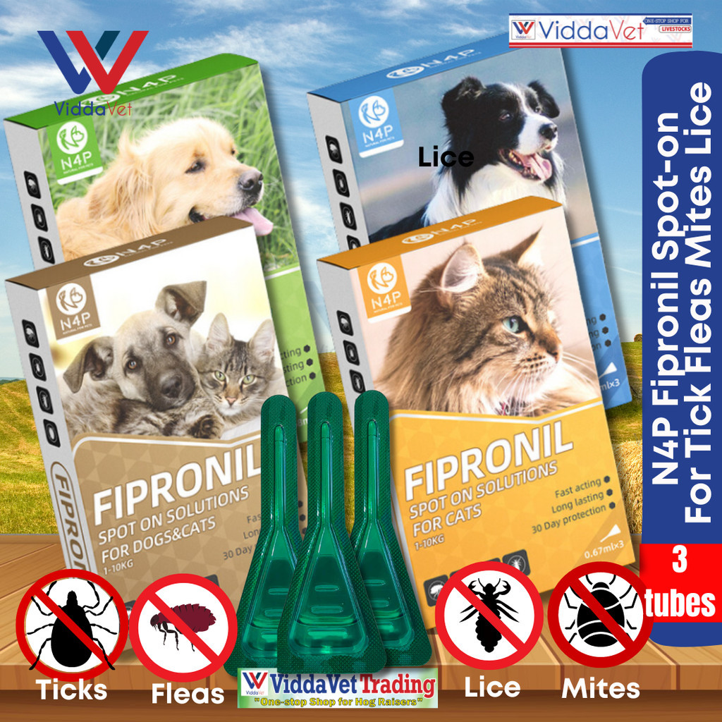 N4P Fipronil Spot on Solution for dogs spot on treatment for dog ...