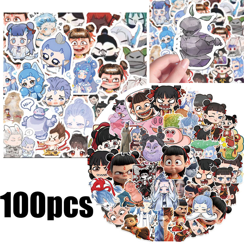 Nezha: Mo Tong Nao Hai Movie Stickers for Kids Gifts Ne Zha 2 ...