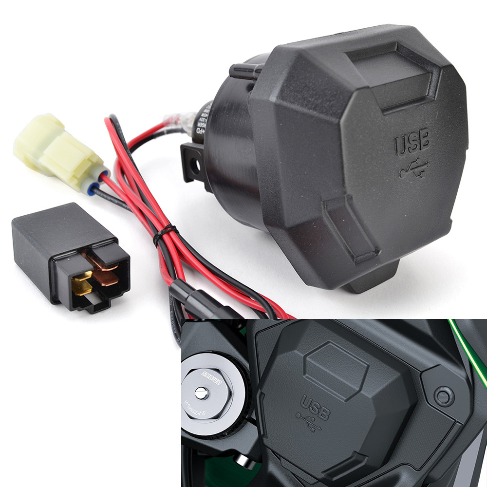For Kawasaki Versys650 Versys 650 2022 2023 2024 2025 Right Socket USB ...