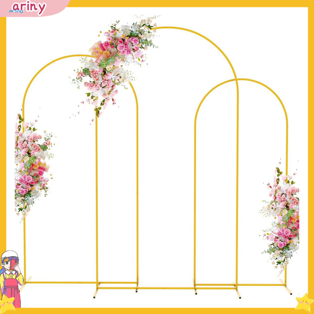ARI Gold Arch Frame for Events Sturdy Wedding Arch Stand Elegant Gold ...