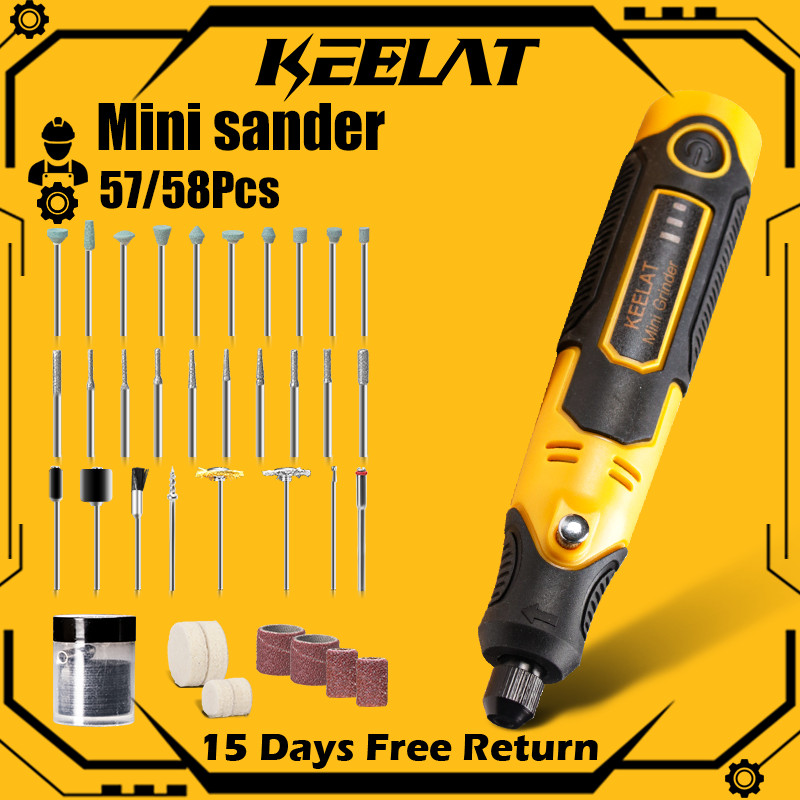 KEELAT Grinder Tool Mini Dremel Drill Electric Grinding Set Milling ...