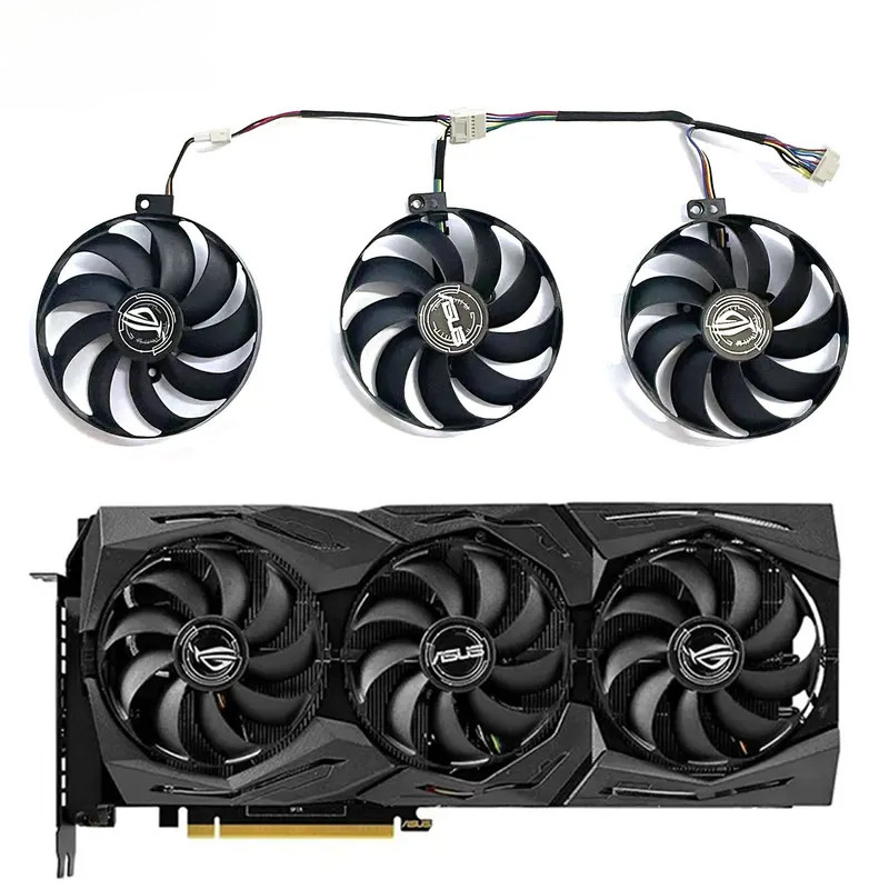 Brand new 88MM 7PIN T129215SU RX5700XT GPU fan for ASUS Radeon RX5600XT ...