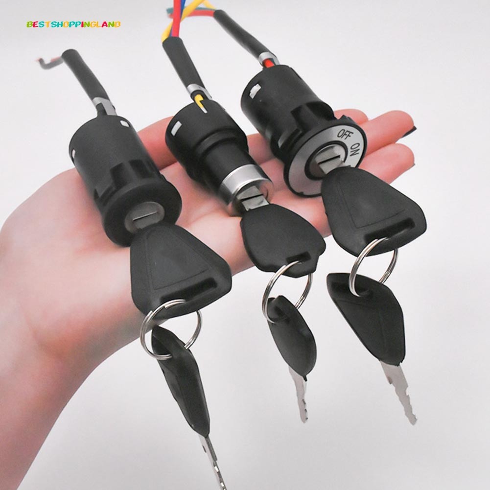 【BEST HOT】Ignition Key ebike Switch 2 Wire Position For Electric ...