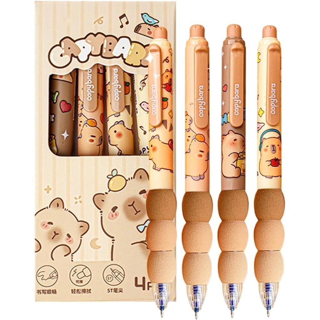 Tambahan dengan sokongan tulen Advanced4 Pieces Erasable Capybara Gel ...