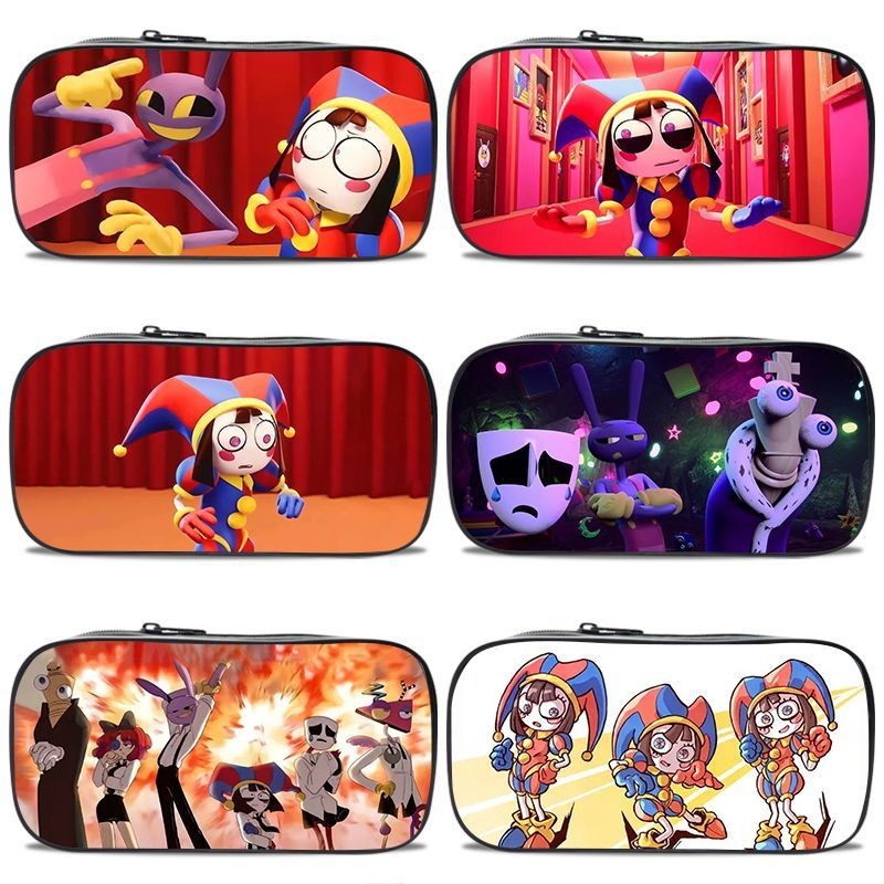The Amazing Digital Circus Student Pencilcase Big Pencil Case Black ...