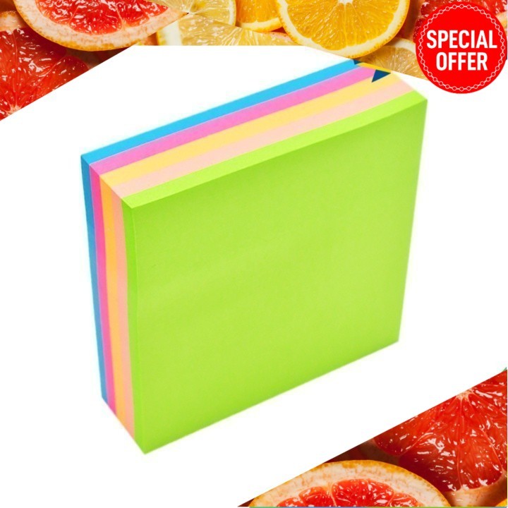 Buku Nota Sticker, Buku Memo Sticker, Pelekat Memo, Memo Cube (7.6cm x ...