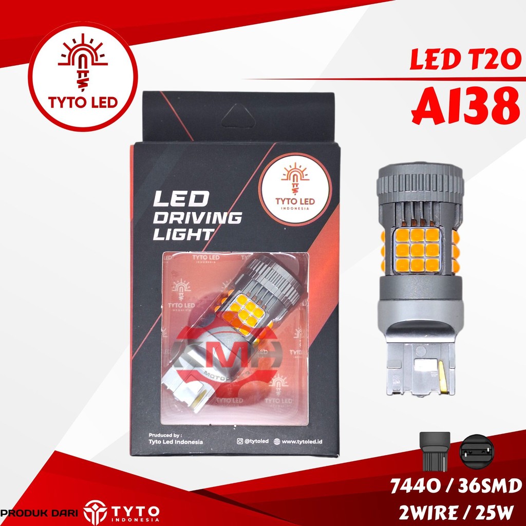Tyto LED A138 Car Reverse Dusk Brake Light Socket T20 / 7440 36SMD ...