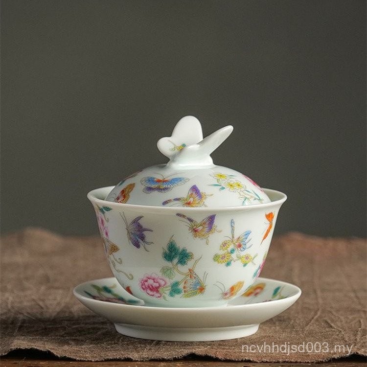 [Kadar pujian lebih dari 99%, gaya yang sama] Enamel cawan teh mangkuk ...