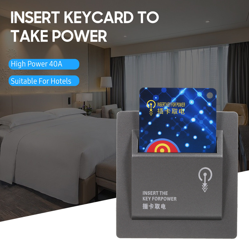 Hotel High-power 40A Power Off Energy Saving Saver Mechanical Power ...