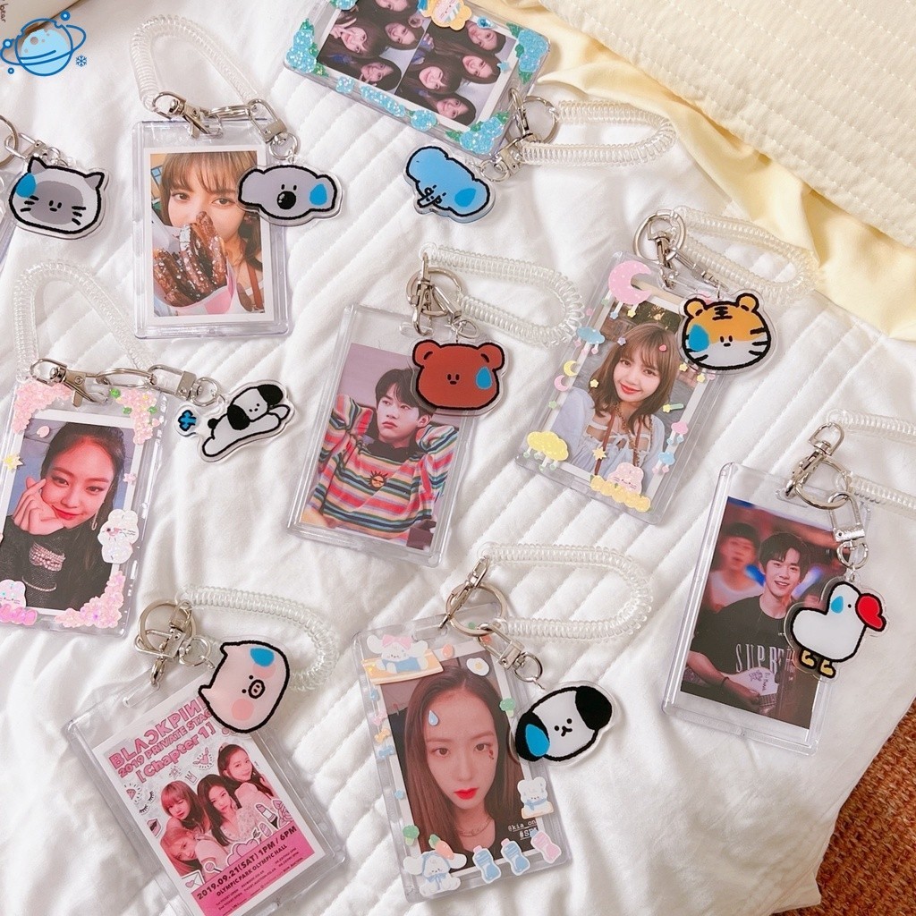 Cute Transparent Acrylic Photocopy Card Holder Credit Card Bank Card ...