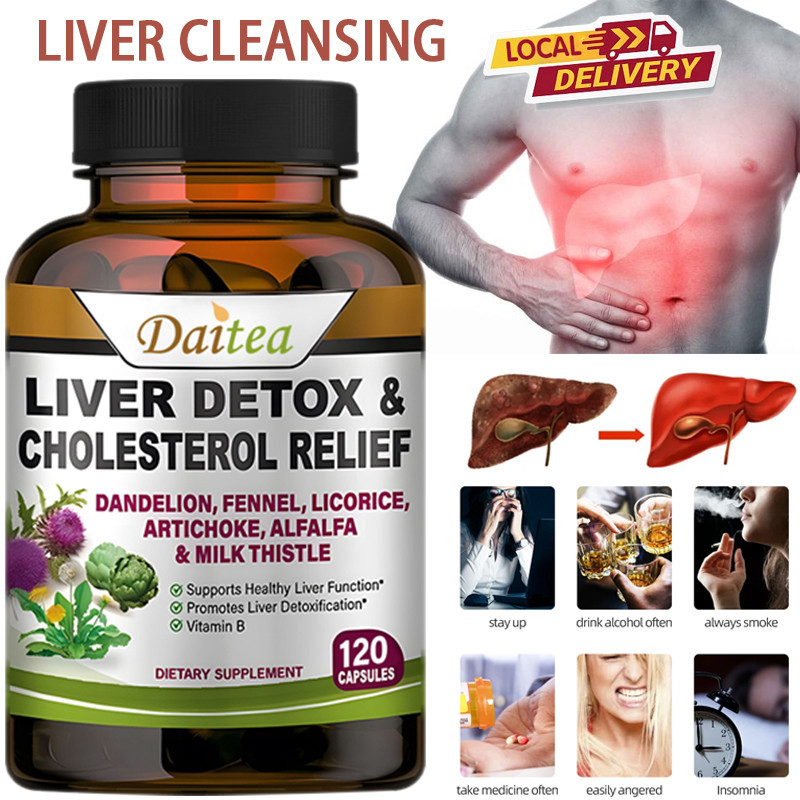 Daitea Liver Cleanse Detoxifier - Supports Normal Cholesterol Levels ...