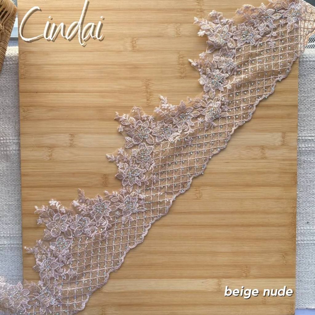 TRIMMING LACE CINDAI SESUAI UNTUK PELBAGAI FESYEN DAN GAYA | Shopee ...