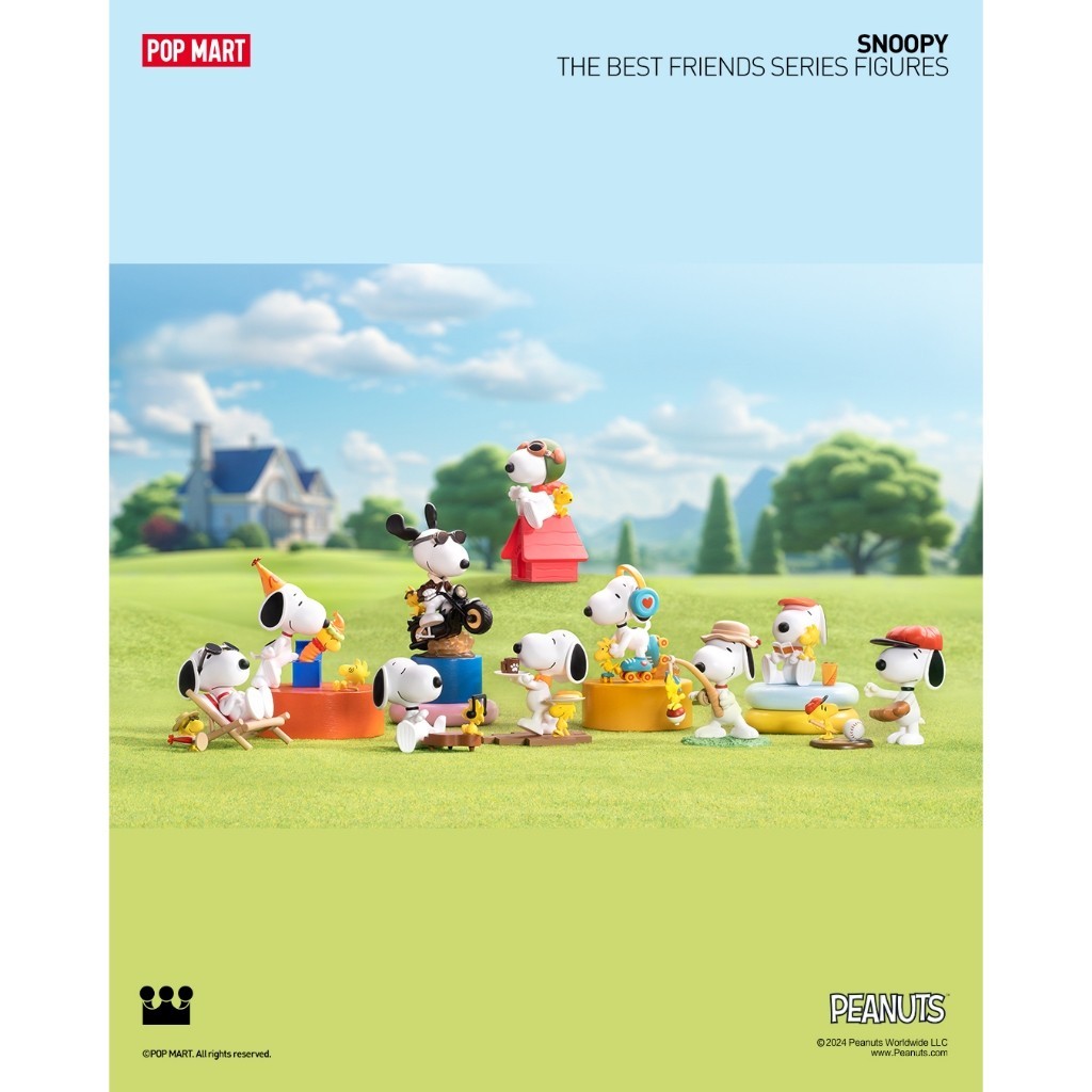 POP MART Snoopy The Best Friends Series Choose A Check Card Not Unpack ...