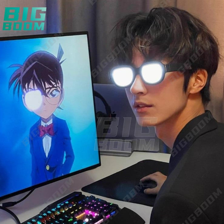 Cosplay LED glowing conan glasses | Mimi House | Shopee Malaysia