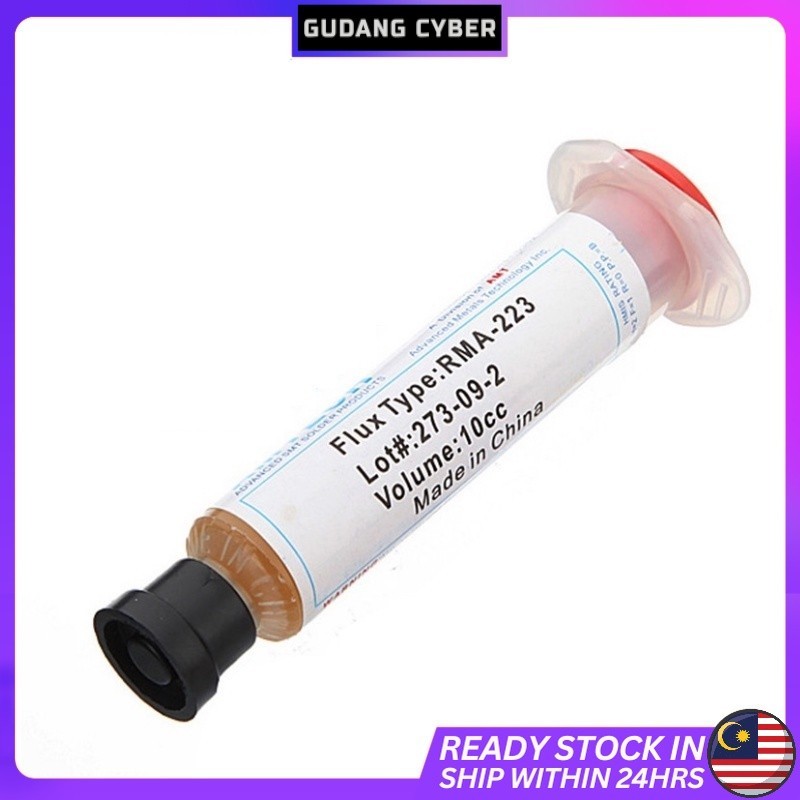 GC Soldering Paste RMA-223 10cc SMD Flux Gel Welding Oil Ubat Solder ...