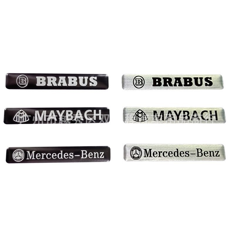 Dashboard logo for Mercedes benz BRABUS MAYBACH emblem center console ...