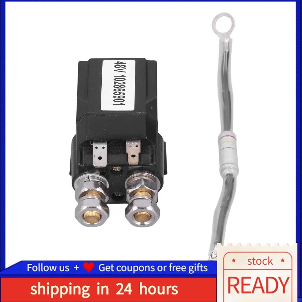 Newlanrode 102865901 Club Car Solenoid Valve with Resistor 4 Terminals ...