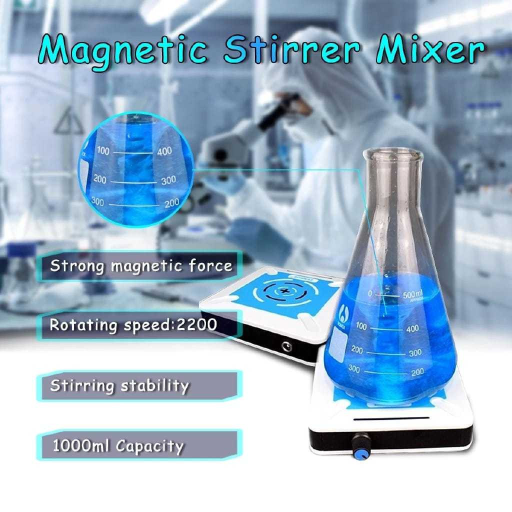 Magnetic Stirrer Mixer Plate With Stirrer Bar | Shopee Malaysia