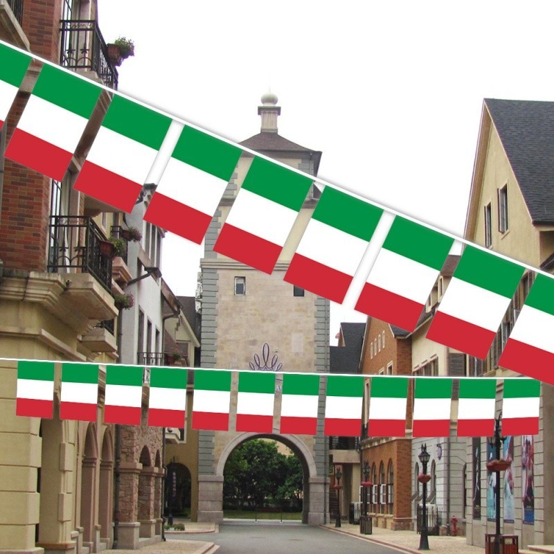Italy Flag String Banner Italian Country World Hanging Bunting Flags ...