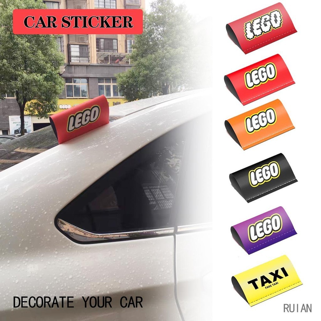 Car Stickers Washable Labels Tailgate Stickers LEGO LOGO Rear ...