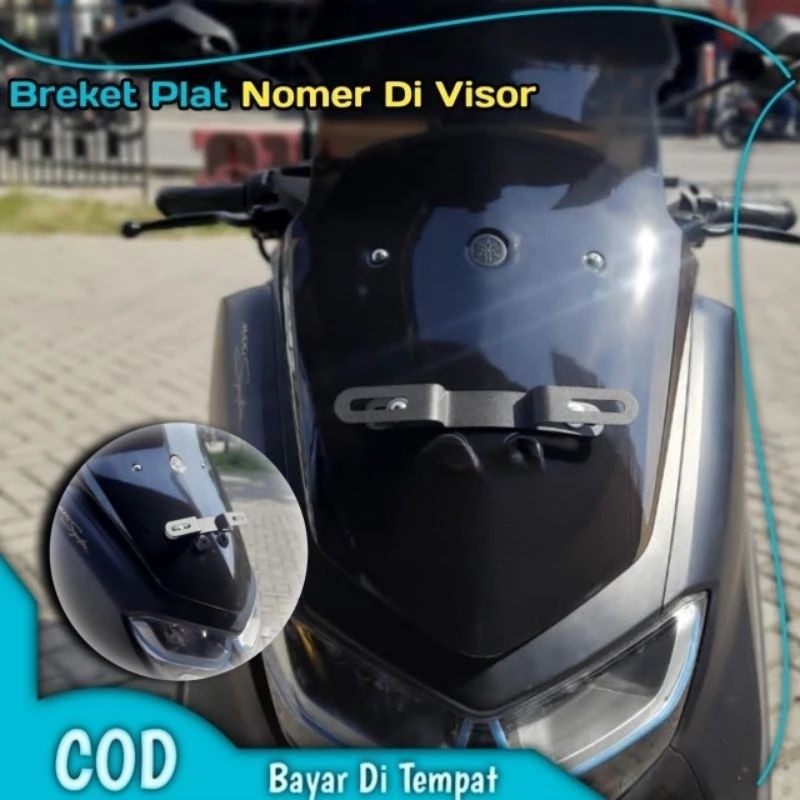 Nmax OLD NEW FRONT NO PLATE BRACKETS, XMAX THICK ANTI-SCOKE IRON PLATE ...