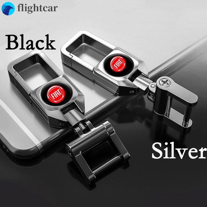 （FT） Fiat Keychain Car Motorcycle Key Holder Fashion Men Women Creative ...