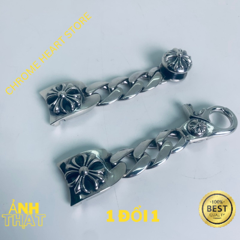 Chrome Heart cross watch strap with fullbox silver clasp - Chrome Heart ...