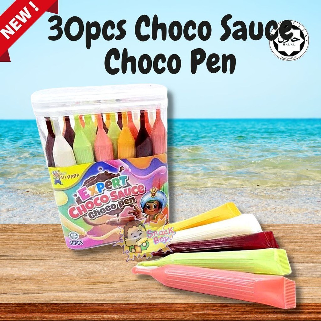30pcs Ali Expert Choco Sauce Choco Pen chocolate Colourful | Shopee ...