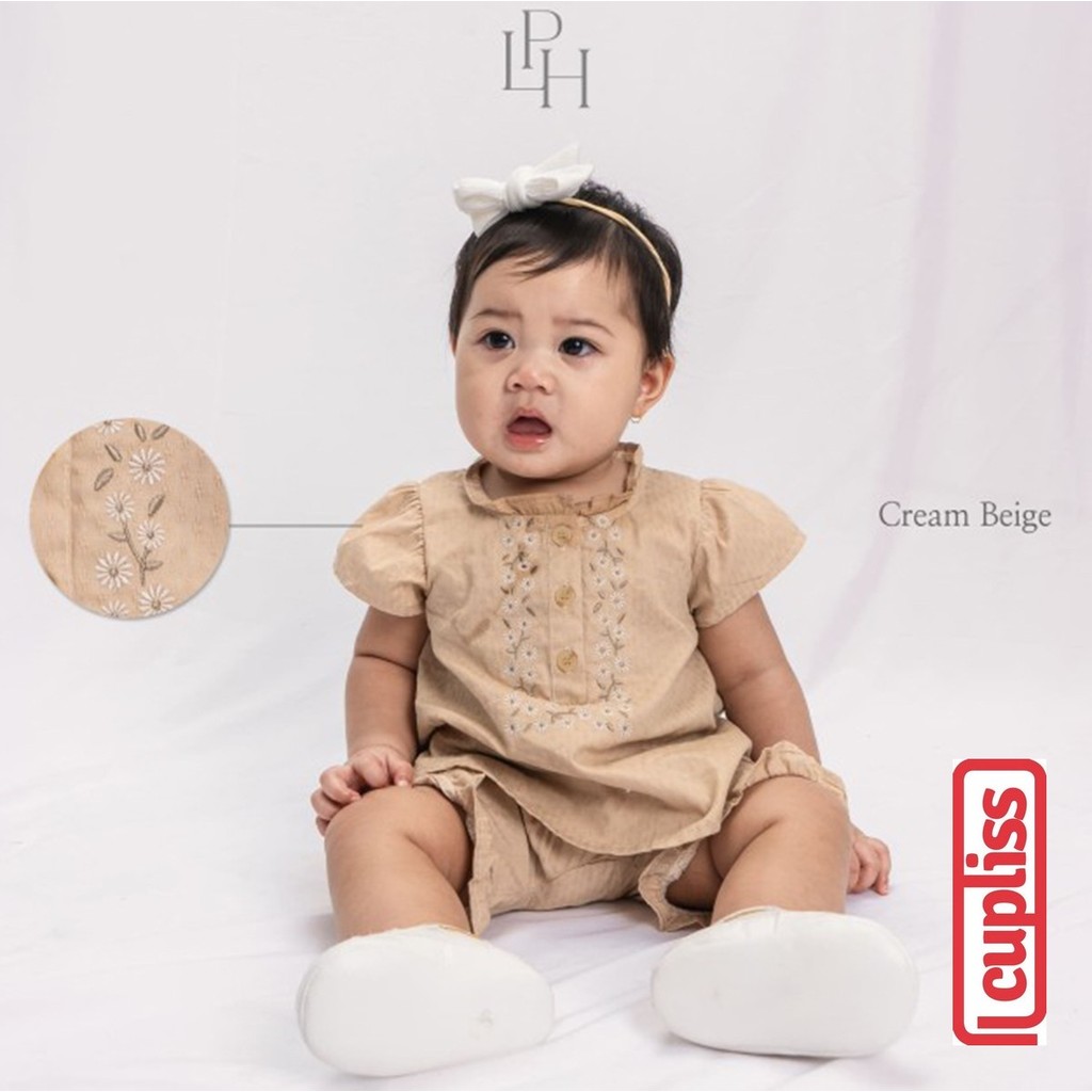 Little Palmerhaus Original Alisha Baby Girl Set Cream Beige Eid Al-Fitr ...