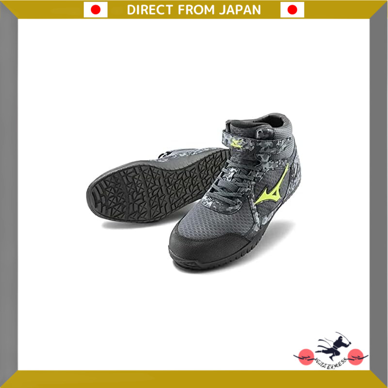 Mizuno All-Mighty SD13H Lightweight Mesh High-Top Safety Shoes for Men ...